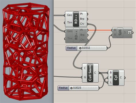 Voronoi Lattice With Continuous Straight Edges That Are Not Welcome