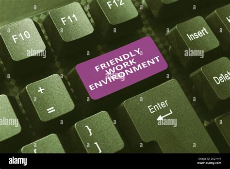 Handwriting Text Friendly Work Environment Word For Future City Smart