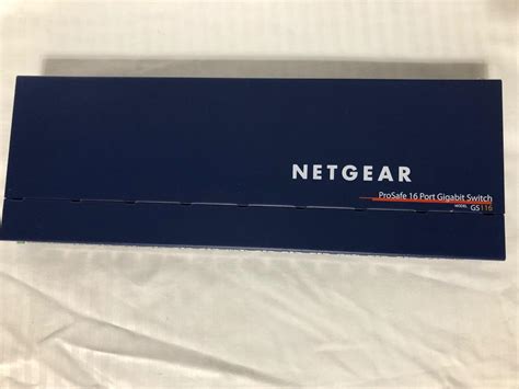 NETGEAR PROSAFE GS PORT GIGABIT ETHERNET SWITCH EstateSales Org