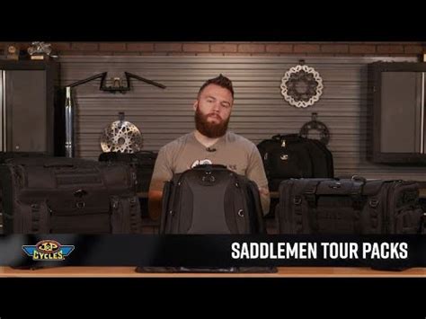 Saddlemen Tour Pack Overview Youtube