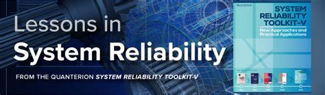 Lessons In System Reliability Quanterion Solutions Incorporated