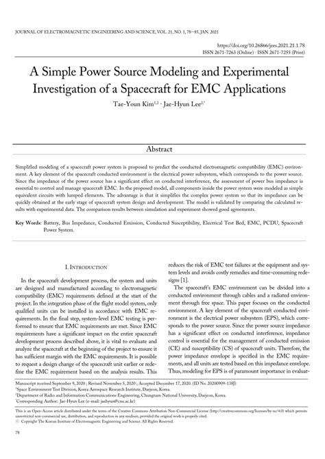 pdf a simple power source modeling and experimental investigation of