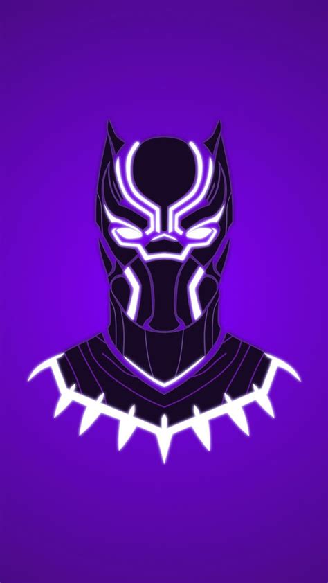 Black Panther Minimalist Portrait Wallpapers Wallpaper Cave