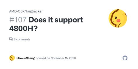 Does It Support H Issue Amd Osx Bugtracker Github