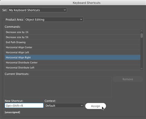 Tip Of The Week Adding Keyboard Shortcuts For Alignment Commands CreativePro Network