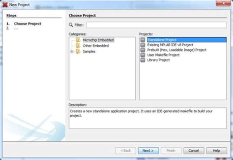 Starting A Project In Mplab X For Chipkit Products