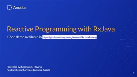Rx Java Workshop Ppt