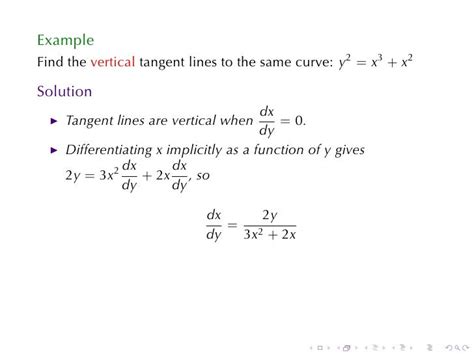 Lesson 11 Implicit Differentiation