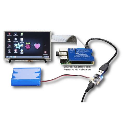 Projet Pi Super Portable Pi 2 Ecran Tft Alimentation Autonome