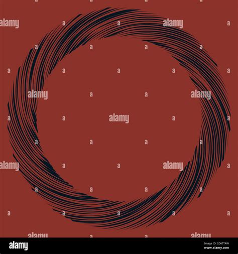 Circular Spiral Swirl Twirl Design Element Concentric Radial And Radiating Burst Of Lines