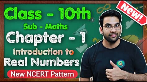 Class 10th Maths Ch 1 Introduction Real Numbers New Ncert Cbse Green Board Youtube