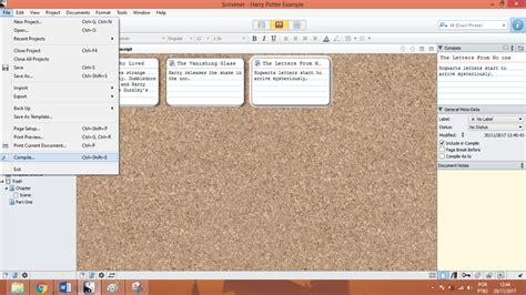 How To Use Scrivener Part Compiling Your Files Laura Pohl