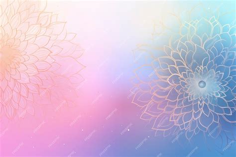 미묘한 금색 줄 무늬가 있는 추상 파란색 배경 프리미엄 사진