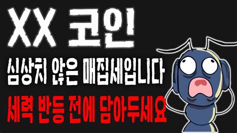 Xx코인 심상치 않은 매집세입니다 세력 반등 전에 담아두세요 도지코인 도지코인시세 도지전망 도지코인급등 도지코인실시간 비트코인 재테크