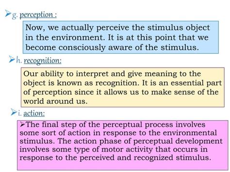 Physiology Of Perception Pptx