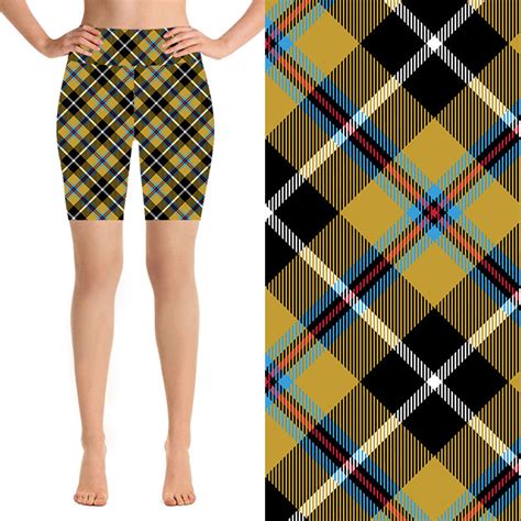 247 Biker Shorts Cornish Tartan