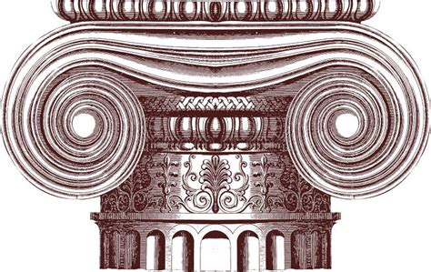 Ionic Capital Stock Illustration Illustration Of Column 7124469