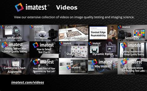 Imatest On Linkedin Watch Our Library Of Videos For A Vast Array Of Details On Testing Image…