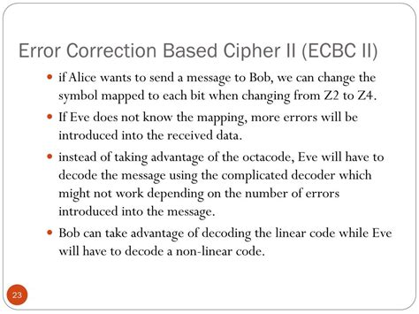 ppt joint schemes for physical layer security and error correction