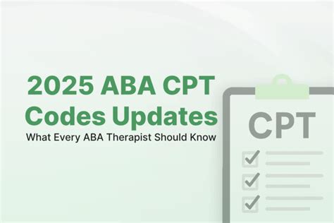 Aba Cpt Code Updates 2025 What Therapists Must Know Now Therapypm