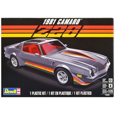 Level 4 Model Kit 1981 Chevrolet Camaro Z 28 1 25 Scale Model By Revell