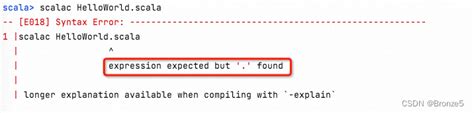 Scala编译报错：expression Expected But ‘‘ Foundexpression Expected But Found Csdn博客