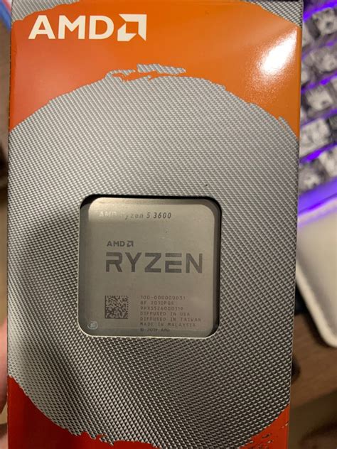Amd Ryzen 5 3600 Cpu Am4 Processor Computers And Tech Parts And Accessories Computer Parts On