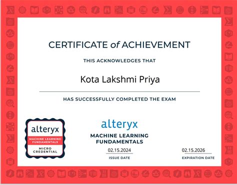 Kota Lakshmi Priya On Linkedin Hello Everyone I Got Another Certificate From Alteryx