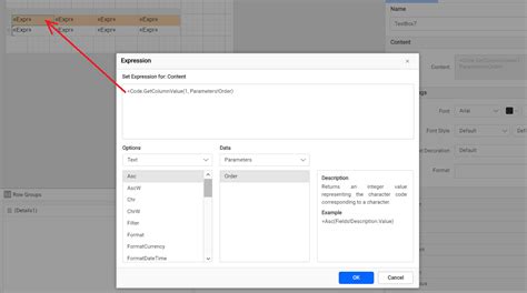 how to create a report with dynamic or variable columns