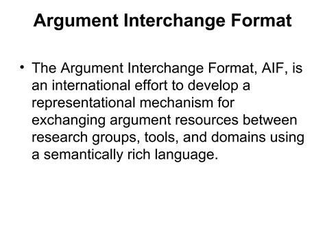 Argument Map Ppt Technology And Computing