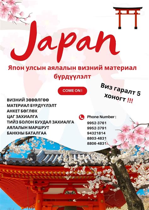 Олон Улсын ЯПОН УЛСЫН ВИЗНИЙ ТАЛААРХ ЗӨВЛӨГӨӨ МЭДЭЭЛЭЛ💁‍♀️ 📌 Та ЯПОН