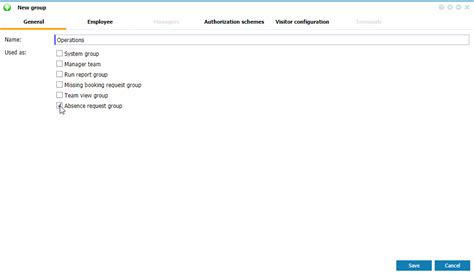 Tab Authorization Schemes Add Remove Authorization Schemes From An