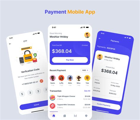 Payment Mobile App Design On Behance