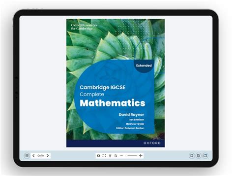 Cambridge Igcse Maths Resources Oxford University Press