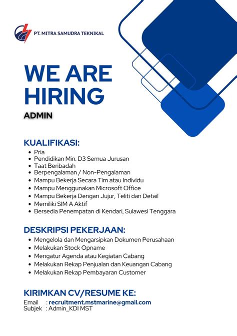 Lowongankerja Infoloker Loker Lowongan Kendari Ilyasa Choiroon Fawwaz