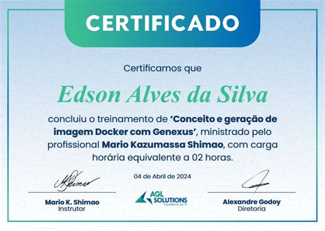 edson alves da silva on linkedin genexus docker handson inovacao