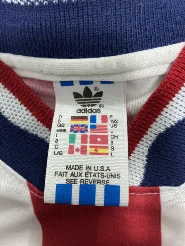 Vintage Made In Usa ~ Team Usa 1994 World Cup Adidas Soccer Jersey Mens