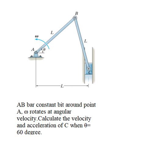 solved b l 3 l l ab bar constant bit around point a o