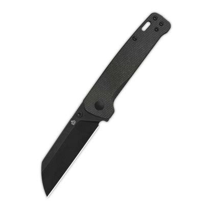 Qsp Penguin V2 Black Stonewash Micarta Dark Brown Qs130v2 A2
