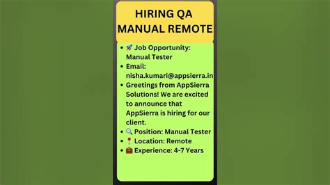 Testing Jobs Manual Testing Qa Jobs Rd Automation Learning Youtube