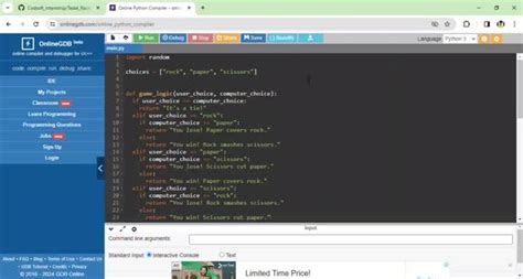 Ajay B On Linkedin Codsoft Internship Pythonprogramming
