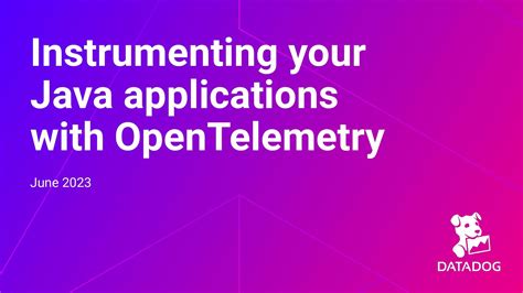 Instrumenting Your Java Applications With Opentelemetry Speaker Deck