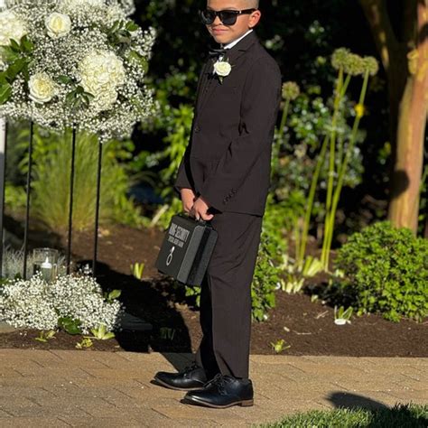 Ring Security Case Ring Bearer Briefcase For Wedding Ring Security