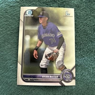 Yahooオークション 2022 Bowman Draft Ryan Ritter Bdc 136 1st Ch