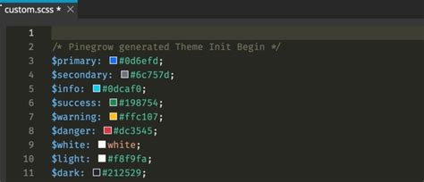 Customizing Bootstrap 5 Themes Pinegrow Web Editor