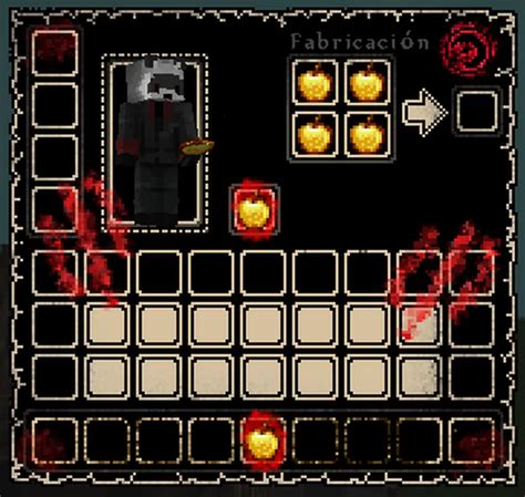 dark fantasy gui red and dark custom texture pack java minecraft