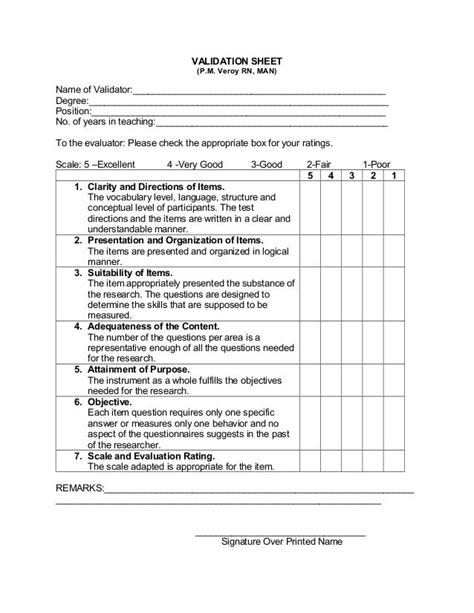 Equipment Validation Protocol Template