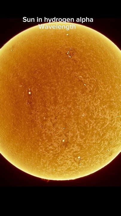 Sun In Hydrogen Alpha Wavelength 🌞 Astrophotography Space Telescope