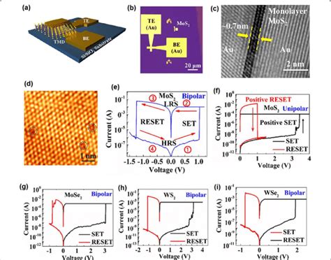 a schematic interpretation of metal insulator metal atomristor device