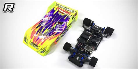 Red RC Yokomo Tease New R Th Scale Pan Car